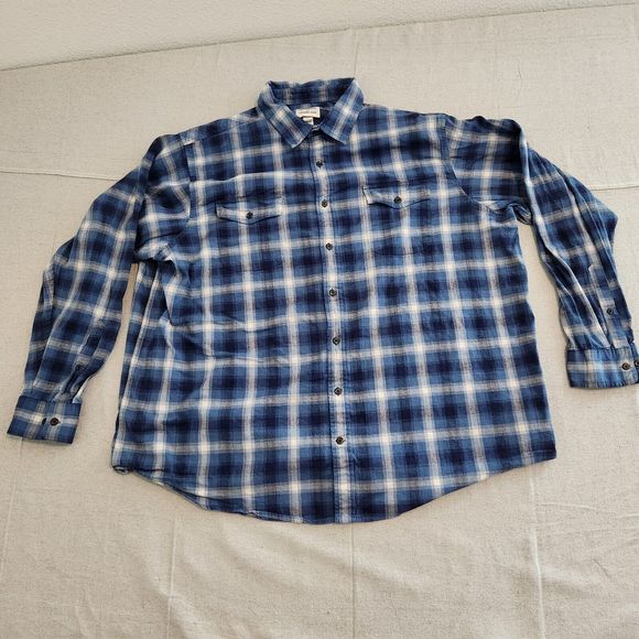 Lands' End | Shirts | Lands End Blake Shelton Shirt Mens 3xlt Blue ...